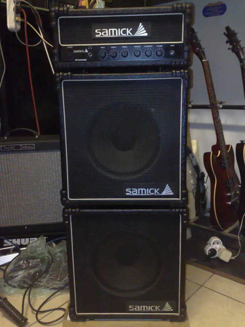 Samick Stack-20 Amplifier head and cabinet for sale | GS Fanatic