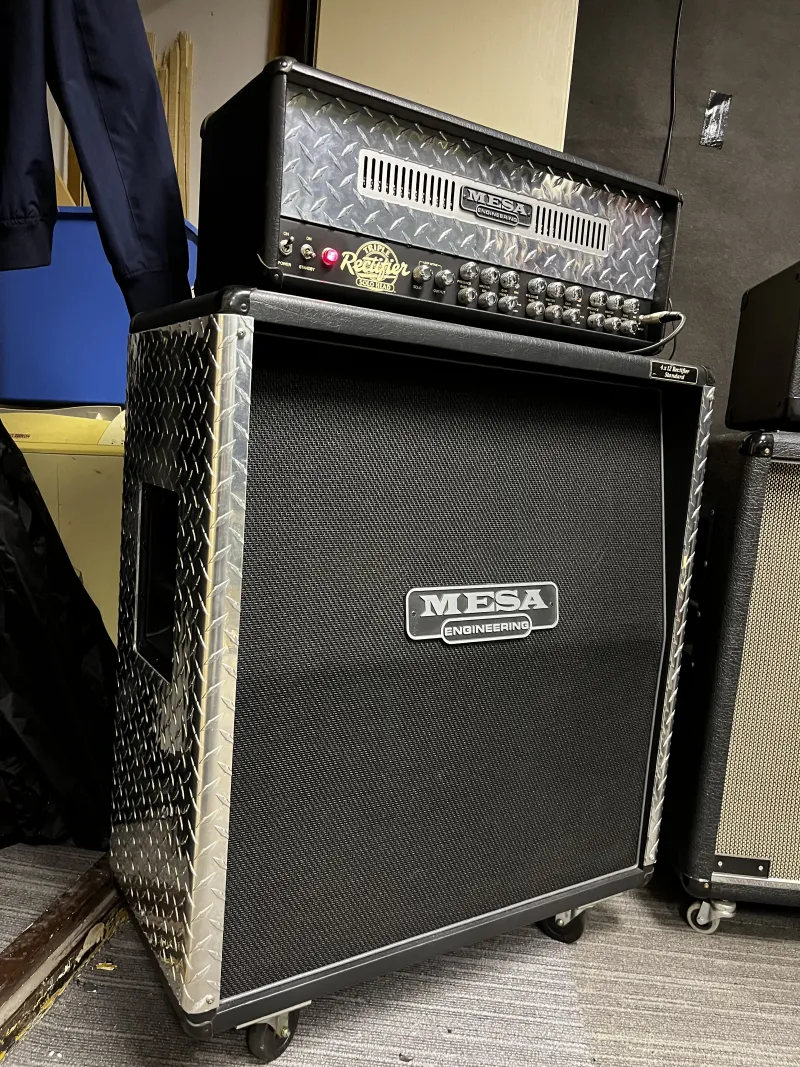 Mesa Boogie Triple Rectifier + 412 Oversized Diamond Plate Fej és láda ...