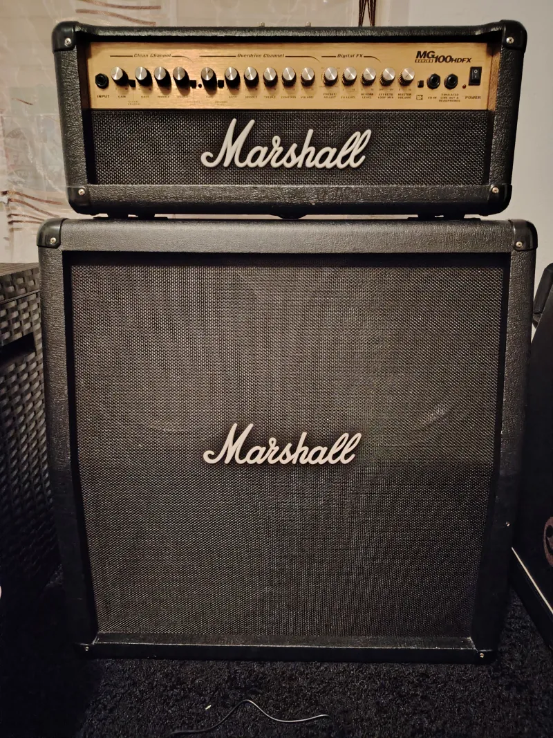 Marshall MG100HDFX Amplifier head and cabinet for sale | GS Fanatic