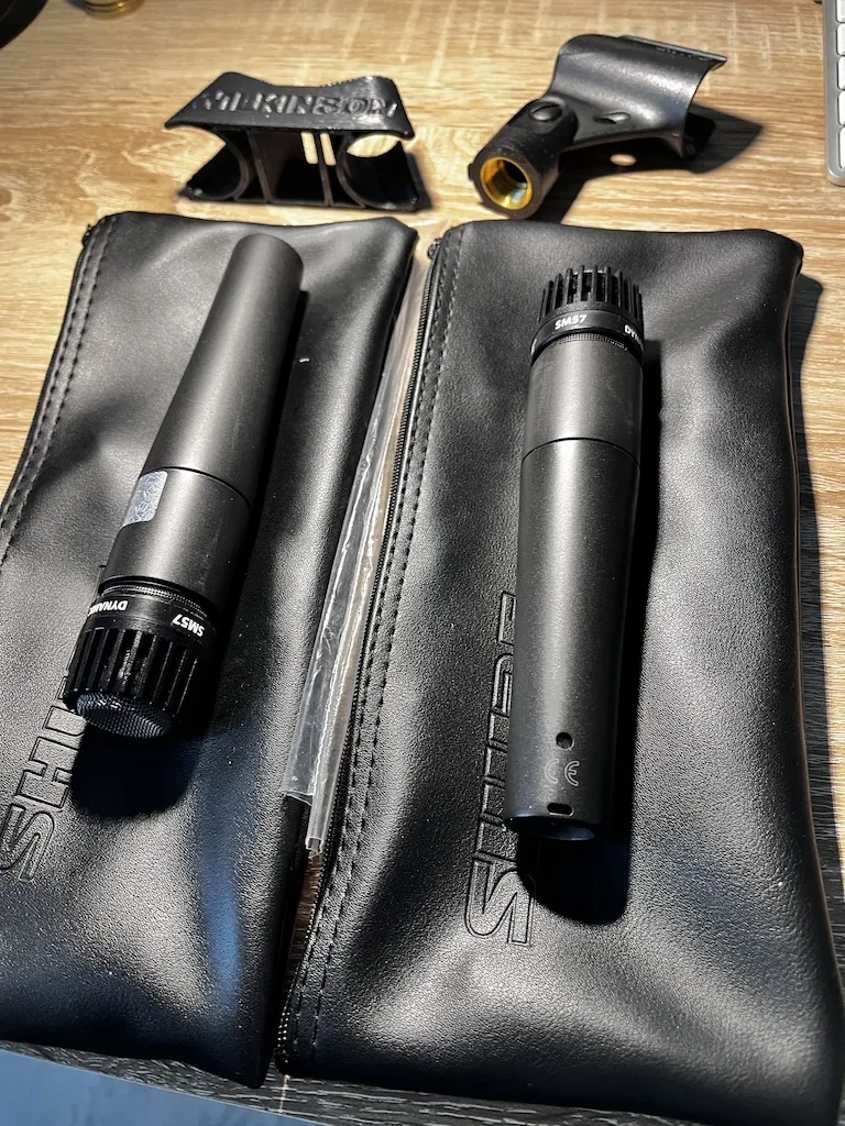Shure SM57 Dynamic ,2 darab Instrument microphone for sale ...