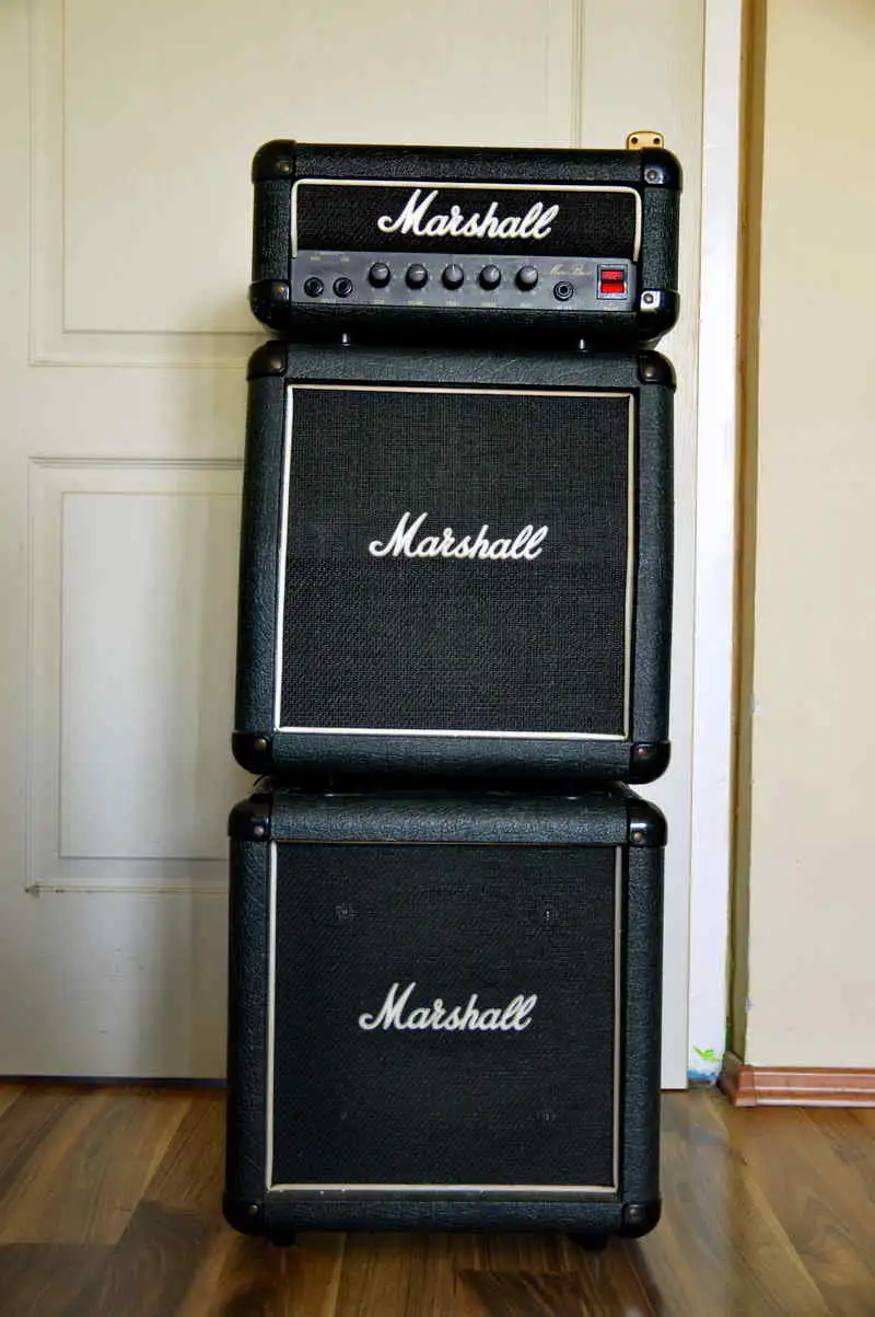 Marshall Micro Bass Mini Stack 1987 Amplifier head and cabinet for sale ...