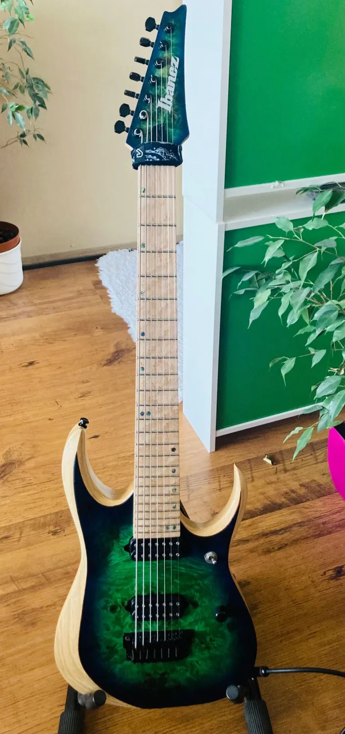 Ibanez RGDIX7MPB-SBB-RGD Iron Label Deluxe Series Elektromos gitár 7 ...