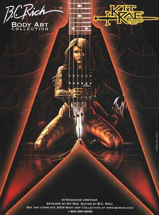 BC Rich Guitars Vintage Advertisements The Music Zoo, 51% OFF